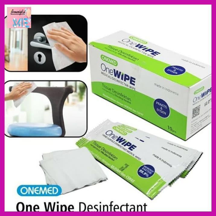 Jual DCDISPOSABLE- ONE WIPE BOX ISI 50 PCS TISSUE DESINFEKTAN ONEMED ...