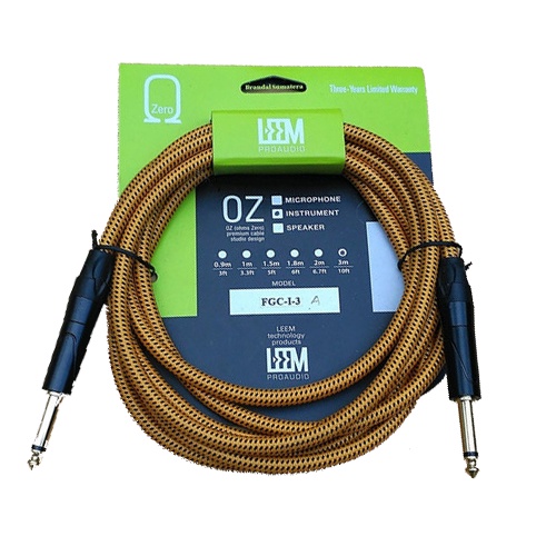 Jual Kabel Leem FGC-I-3 10 Feet Jack Lurus panjang 3 Meter | Shopee ...