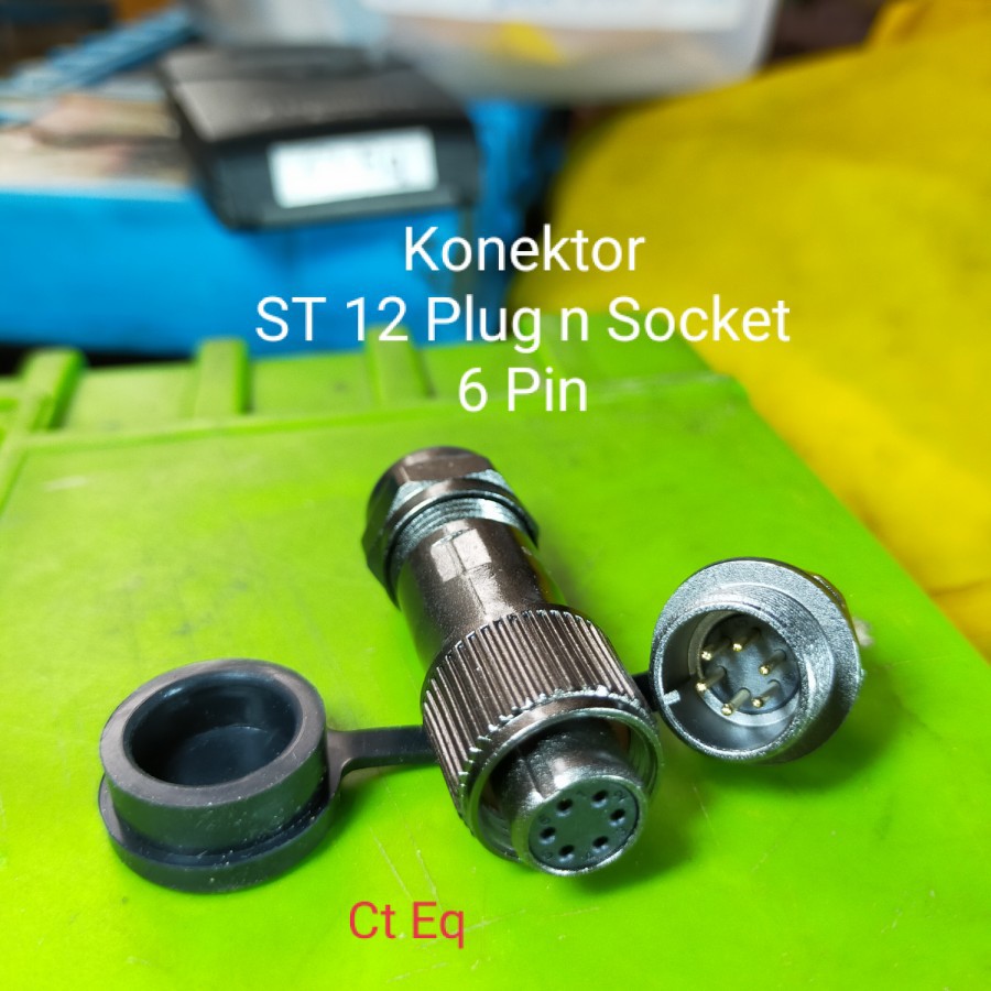 Jual Konektor ST12 6 Pin Plug dan Socket M12 Panel Mount | Shopee Indonesia