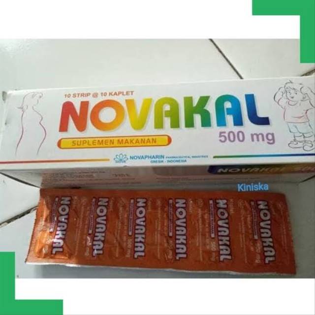 Jual Novakal 500 mg 1 strip isi 10 tablet | Shopee Indonesia