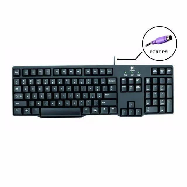 Jual Keyboard PS2 K100 Logitech For Komputer Dekstop atau PC | Shopee ...