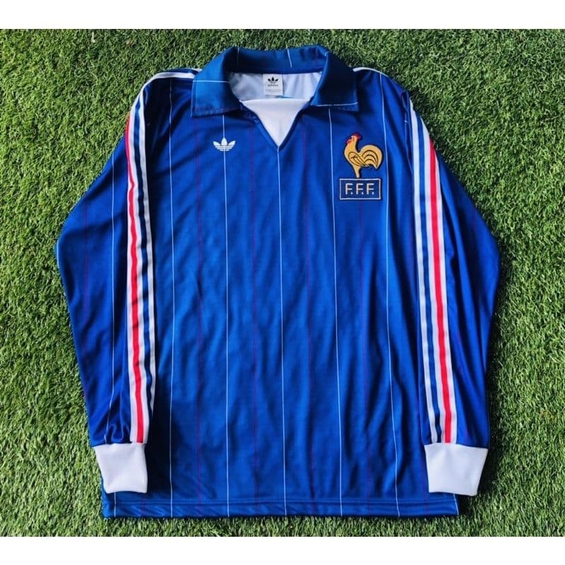 Jual JERSEY BOLA RETRO PRANCIS CLASSIC 1982 | Shopee Indonesia