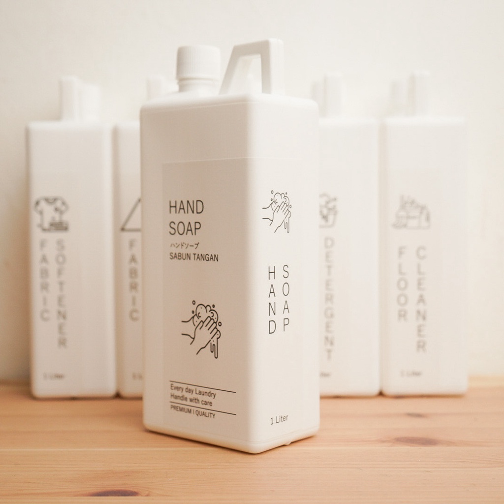 Jual [V1.3] Botol laundry aesthetic refill Botol Sabun Cair LAUNDRY ...