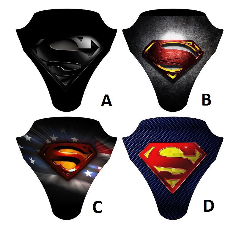 Jual Sticker Visor Motor Honda PCX 150 / PCX 160 - Logo Superman ...