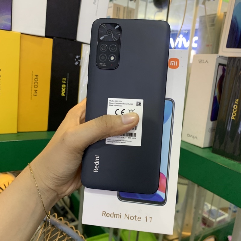 Jual Redmi note 11 Ram 6/128gb second bekas pakai original Fullset ...