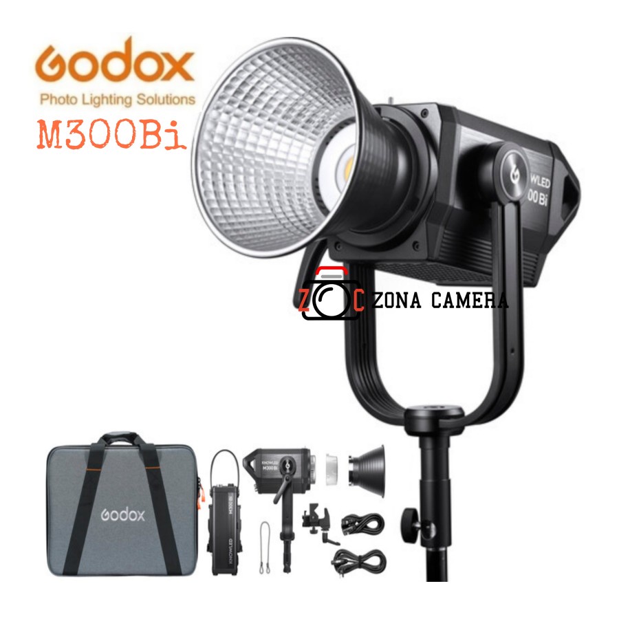 Jual Godox M300Bi M600Bi LED Video Light Studio Photo Bicolor Storm COB Kit | Shopee Indonesia