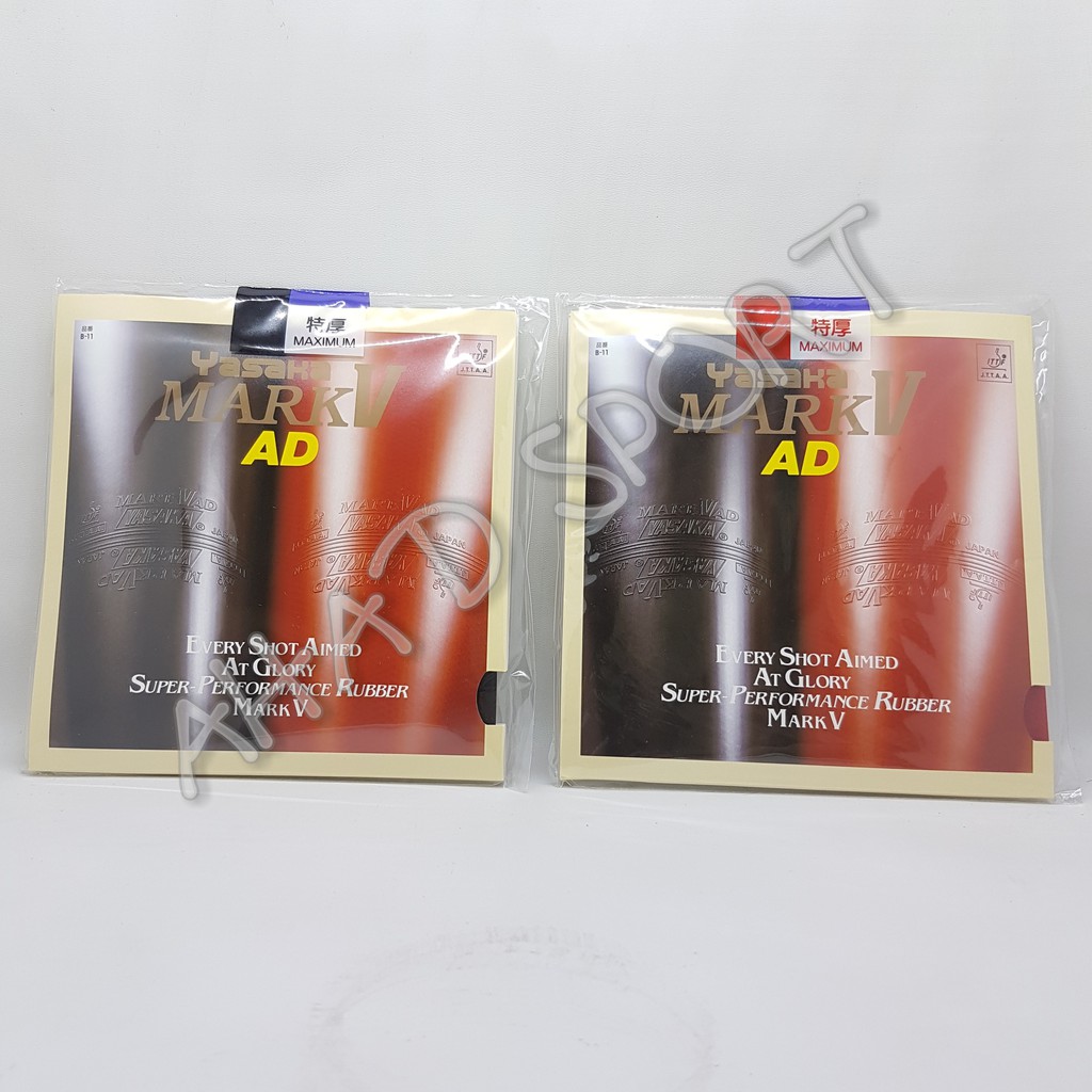 Jual Karet Bet Yasaka Mark V AD Rubber Bat Tenis Meja Pingpong | Shopee Indonesia