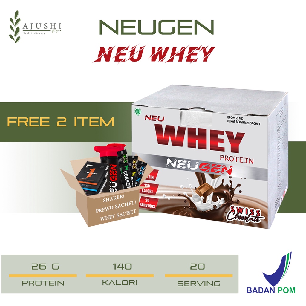 Jual Neugen Sports Neu Whey 20sachet ( Whey Protein Concentrate ...