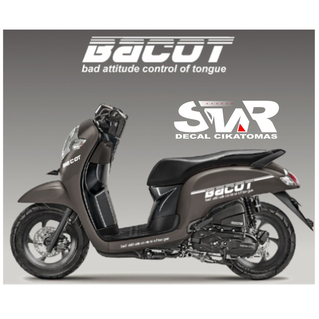 Jual Sticker Cuting Bacot Striping Scoopy STICKER HONDA BEAT MIOM3 FINO ...
