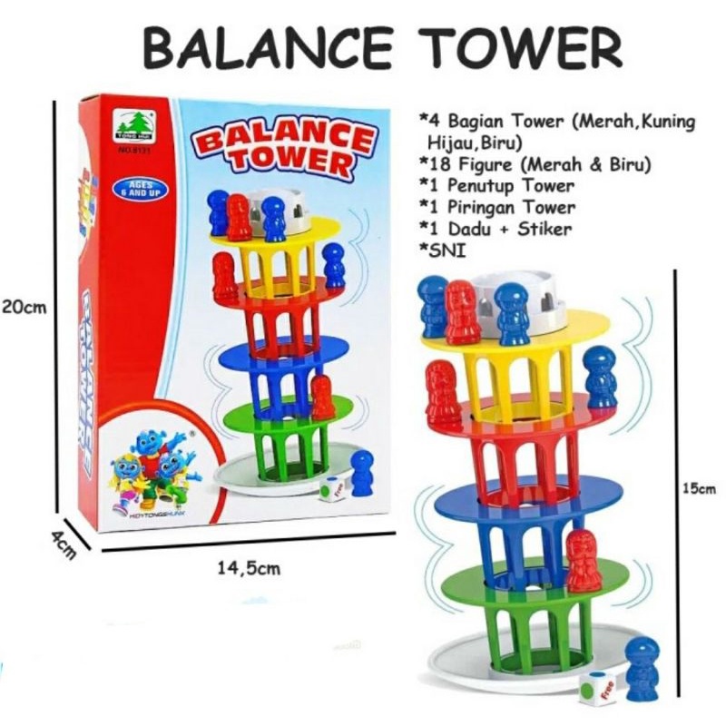 Jual Mainan Balance Tower Mainan Keseimbangan | Shopee Indonesia