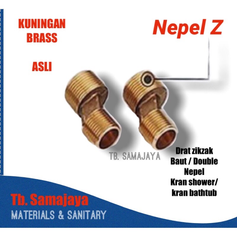 Jual Double Nepel Kran Bathtub NEPEL GRADE A Kran Shower Panas dingin ...