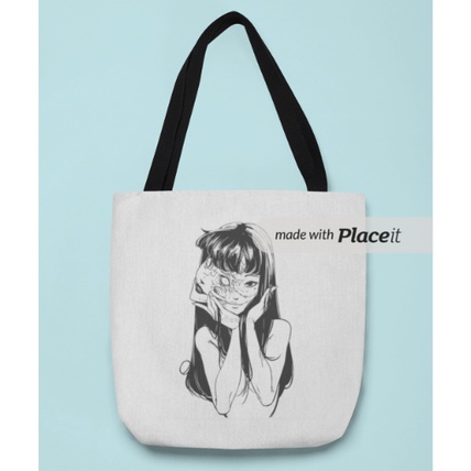 Jual Tote Bag Kanvas Junji Ito Tomie | Shopee Indonesia