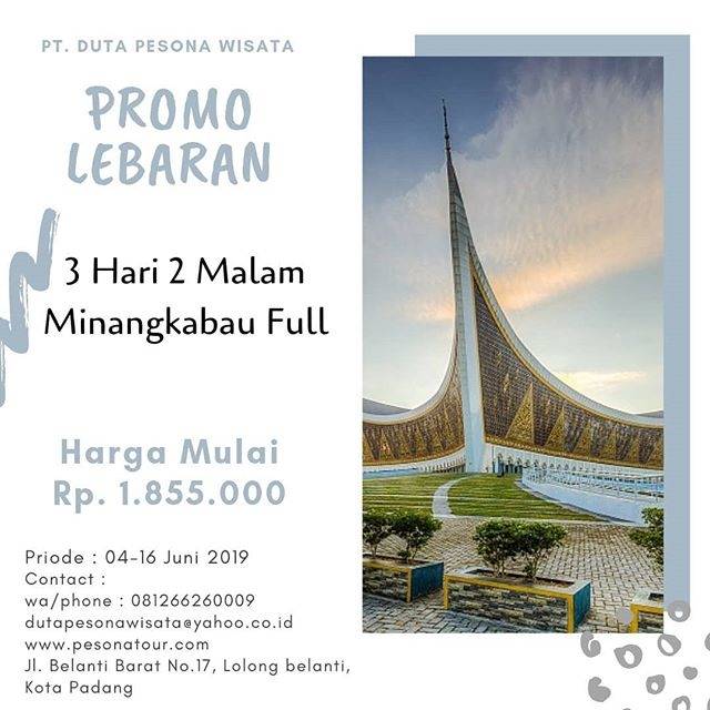 Jual PROMO!!! PAKET LIBURAN 3 HARI 2 MALAM DI SUMATERA BARAT - promo ...