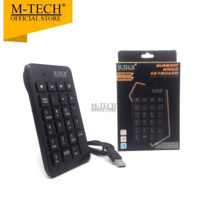 Jual M-Tech Original Keyboard keypad Angka Numerik Kasir USB | Shopee ...