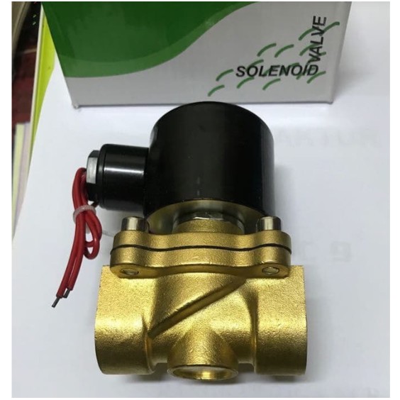 Jual Solenoid valve kuningan 1 inch koil kotak (Normal Close) | Shopee Indonesia