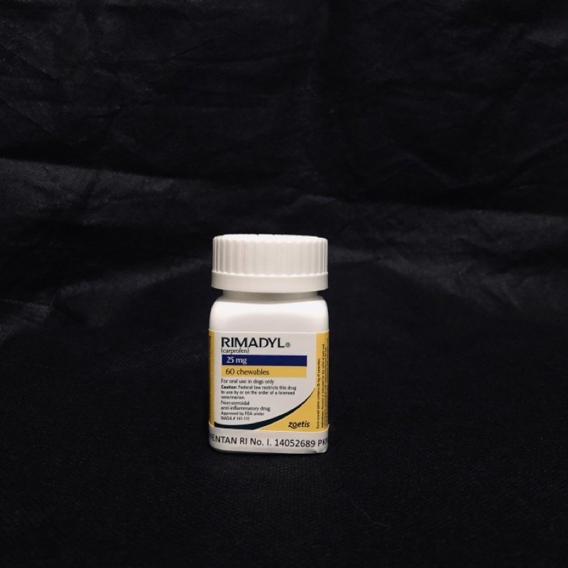 Jual RIMADYL (CARPROFEN) 25 MG (OBAT ANTI RADANG DAN NYERI ANJING ...