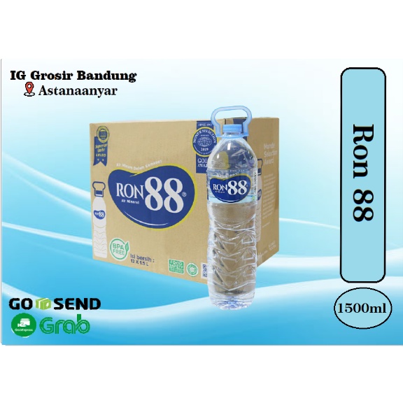Jual Ron 88 1500ml isi 12pcs | Shopee Indonesia