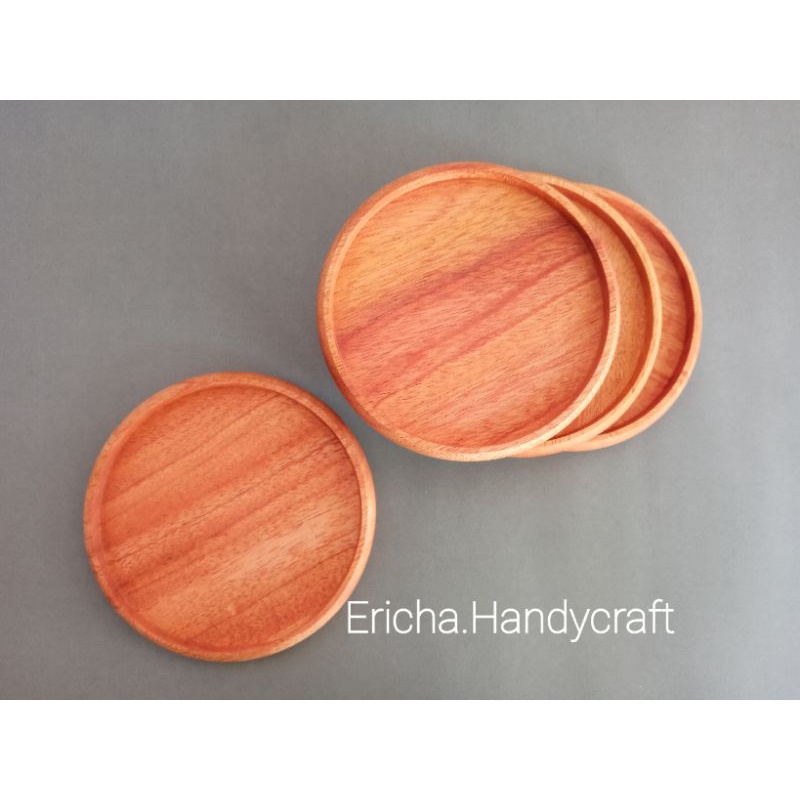 Jual coaster kayu mahoni/tatakan gelas kayu mahoni 10cm A1 | Shopee ...