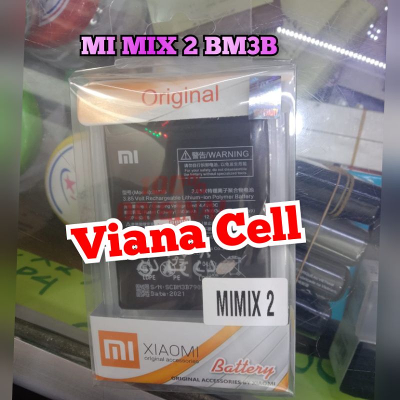 Jual ORIGINAL 100 PERSEN BATERAI XIAOMI MI MIX 2 BM3B MI MIX 2S BM-3B BATREI BATTERY | Shopee ...