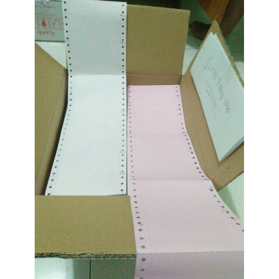 Jual EKSKLUSIF KERTAS RESI/CONTINOUS FORM/KERTAS WARTEL 2 PLY 9,5 / 2 X ...