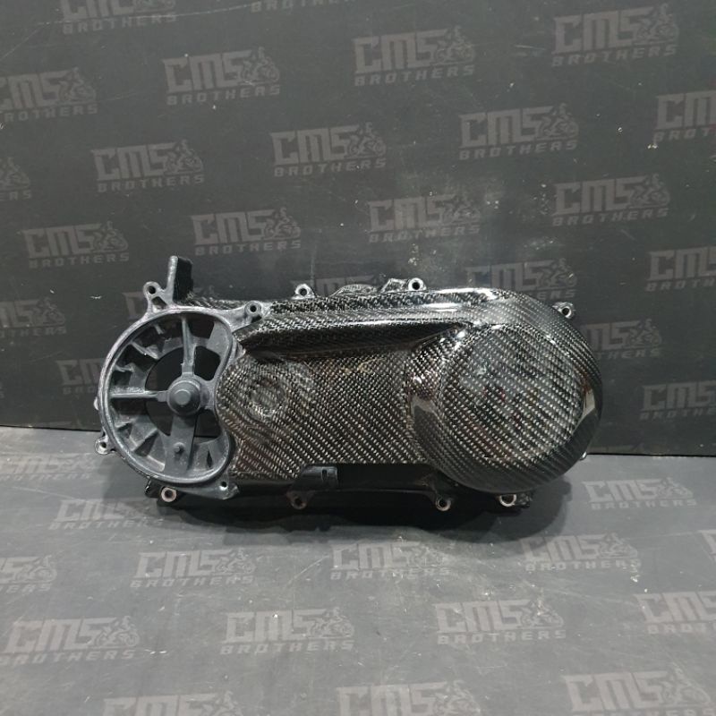 Jual Cover Engine CVT Mesin Yamaha Fazzio Part Carbon Kevlar Asli ...