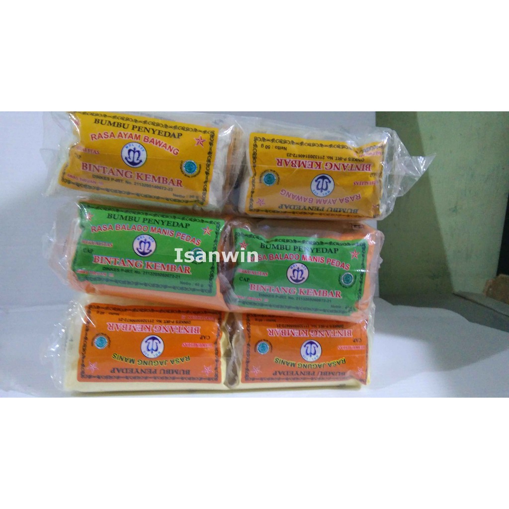 Jual Bumbu Atom Bintang Kembar Size Besar Atoom rasa mantap 50gr ...