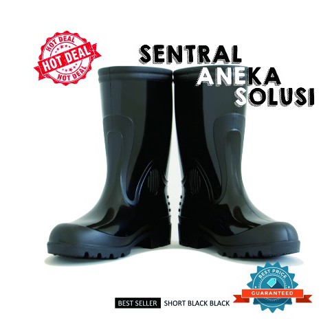 Jual SEPATU PROYEK PENDEK APD TERMURAH !! steffi boots pendek 1 warna ...