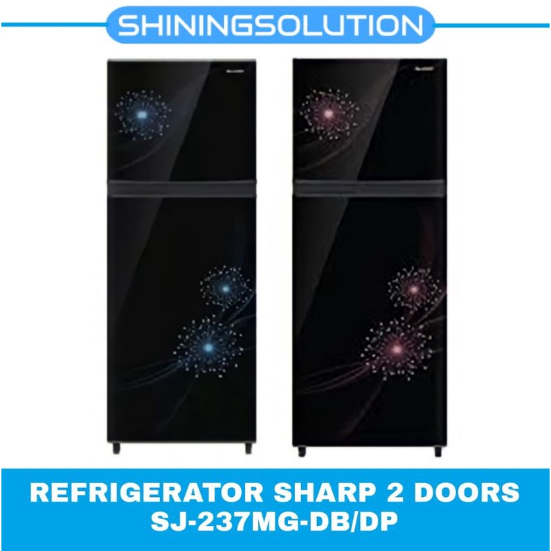 Jual KULKAS SHARP 2 PINTU SJ-237MG-DB/DP | Shopee Indonesia