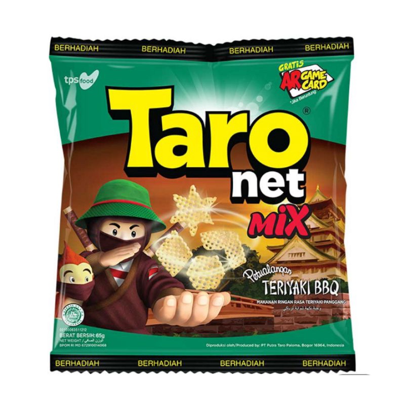 Jual Taro Net Aneka Snack kemasan besar rasa Seaweed potato barbeque ...