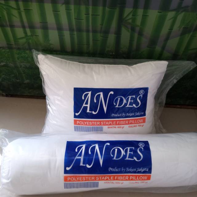 Jual ANDES 1 bantal kepala dan 1 Guling (paket isi 2 pics) | Shopee ...