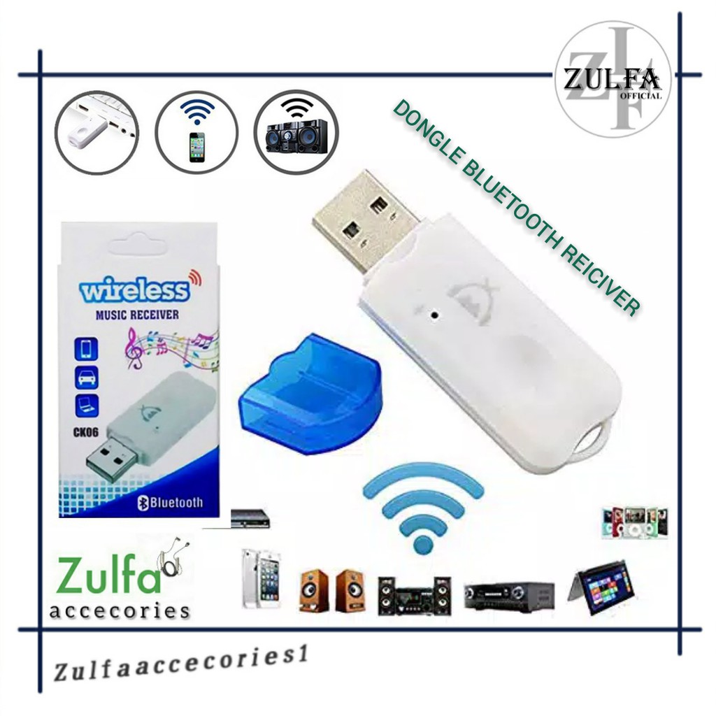 Jual Dongle Bluetooth USB Receiver - Audio Blutut Wireless | Shopee ...