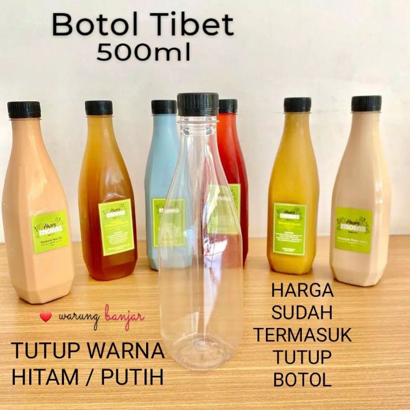 Jual BOTOL PLASTIK BOTOL PLASTIK 500ML BOTOL TIBET 500ML BOTOL JUS ...