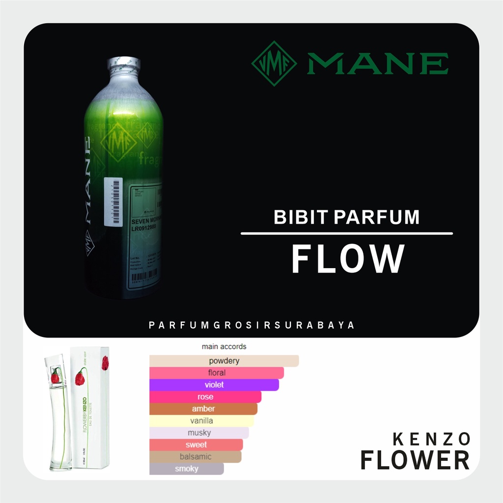 Jual Bibit Parfum - Flow | Ken2o Flower | Mane | 1Kg Segel | Shopee ...