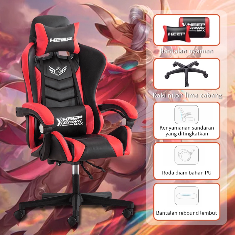 Jual Keep Going Max- Kursi Gaming/ Gaming Chair / Kursi Santai Kursi Gamers / Kursi Gamer ...