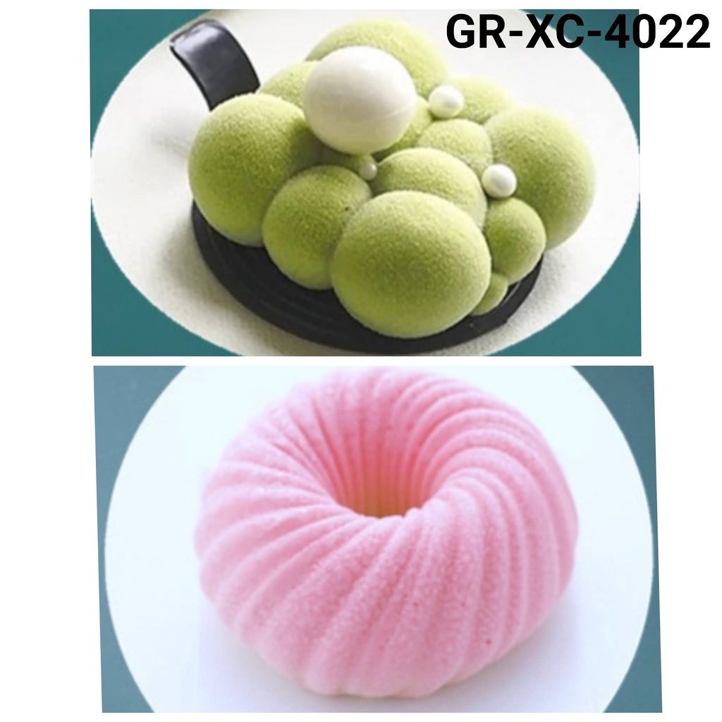 Jual GR-XC-4022 Cetakan loyang silikon entremet mini cloud awan donut ...