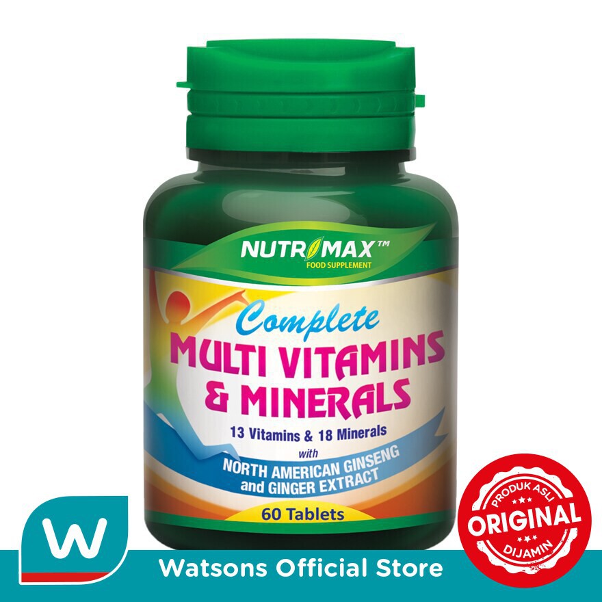 Jual Nutrimax Complete Multvitamin+Ginseng 60s | Shopee Indonesia