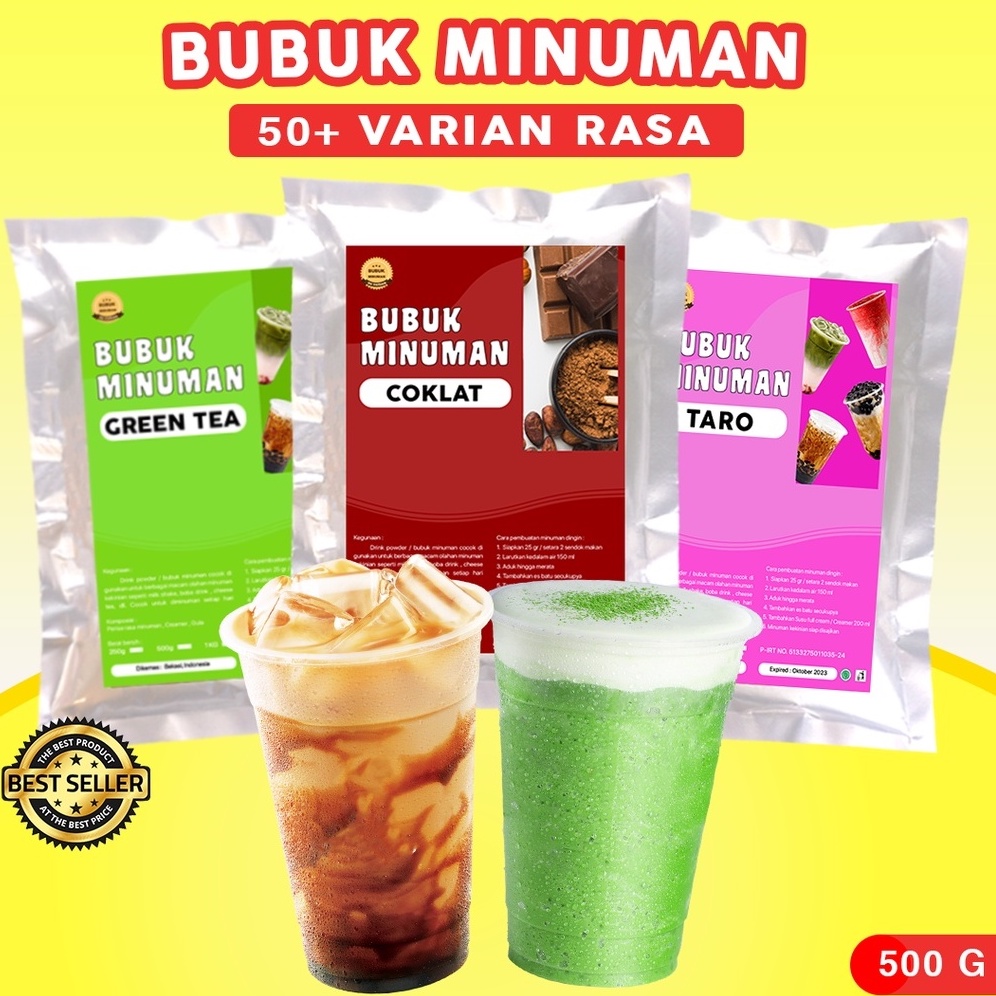 Jual BUBUK MINUMAN RASA 500GR/ BUBUK MINUMAN ANEKA RASA / SERBUK ...