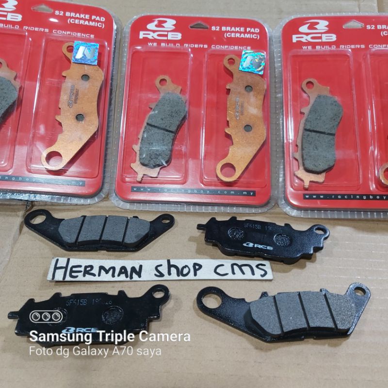 Jual Kampas Rem Rcb S3 kanan / Kampas Rem S3 RCB Kiri / Kampas rem Rcb ...