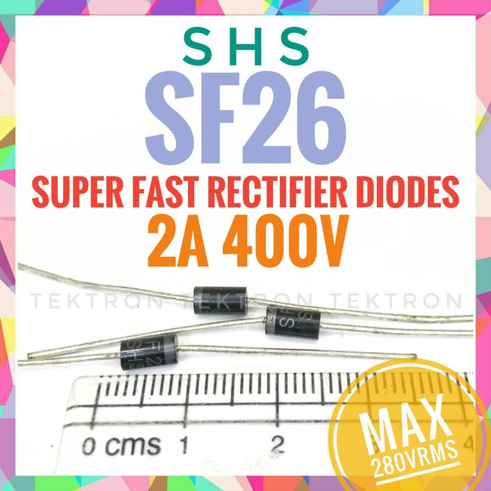 Jual SHS SF26 2A 400V ultra fast rectifier diode | Shopee Indonesia