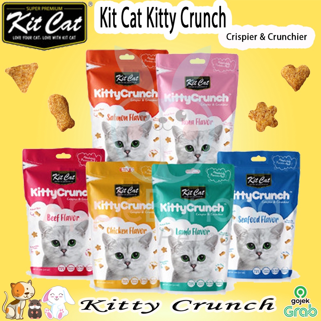 Jual Snack Kucing - Kit Cat Kitty Crunch 60 gram - Cemilan kucing ...