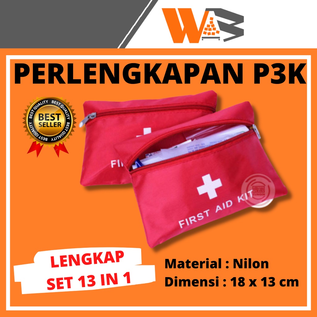 Jual COD Tas P3K First Aid Kit 18 in 1 Set Perlengkapan Pertolongan ...