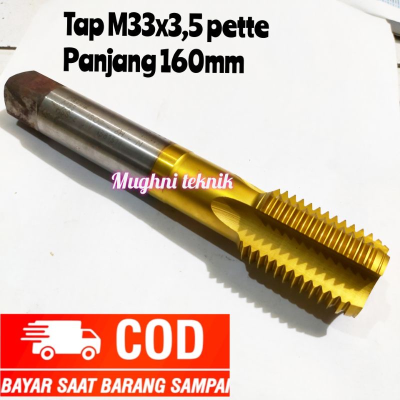 Jual Tap Handtap M33x3,5 merek pette panjang 160mm bukan yamawa osg skc ...