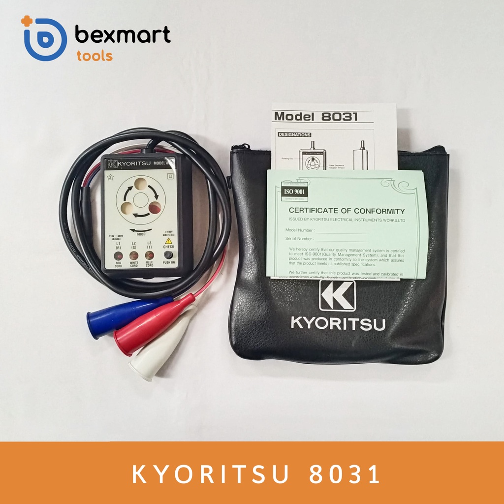 Jual KYORITSU 8031 Phase Sequence 3 Phase (Standard Type) | Shopee ...