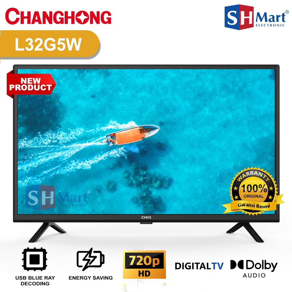 Jual TV CHANGHONG 32 INCH DIGITAL HD TV L32G5W / 32G5W GARANSI RESMI (MEDAN) | Shopee Indonesia