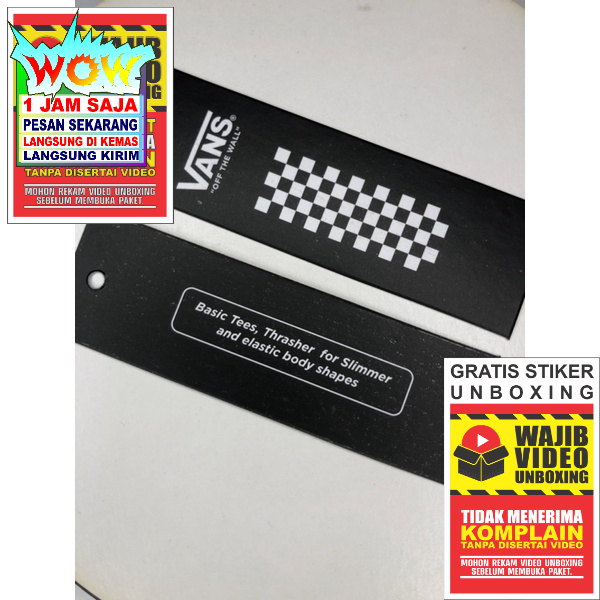 Jual VANS LABEL TAG HANGTAG SUPER PREMIUM CO 1X DI KIRIM 600PCS ...