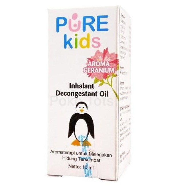 Jual Pure Kids inhalant Decongestant Oil Aroma Geranium 10ml | Shopee ...