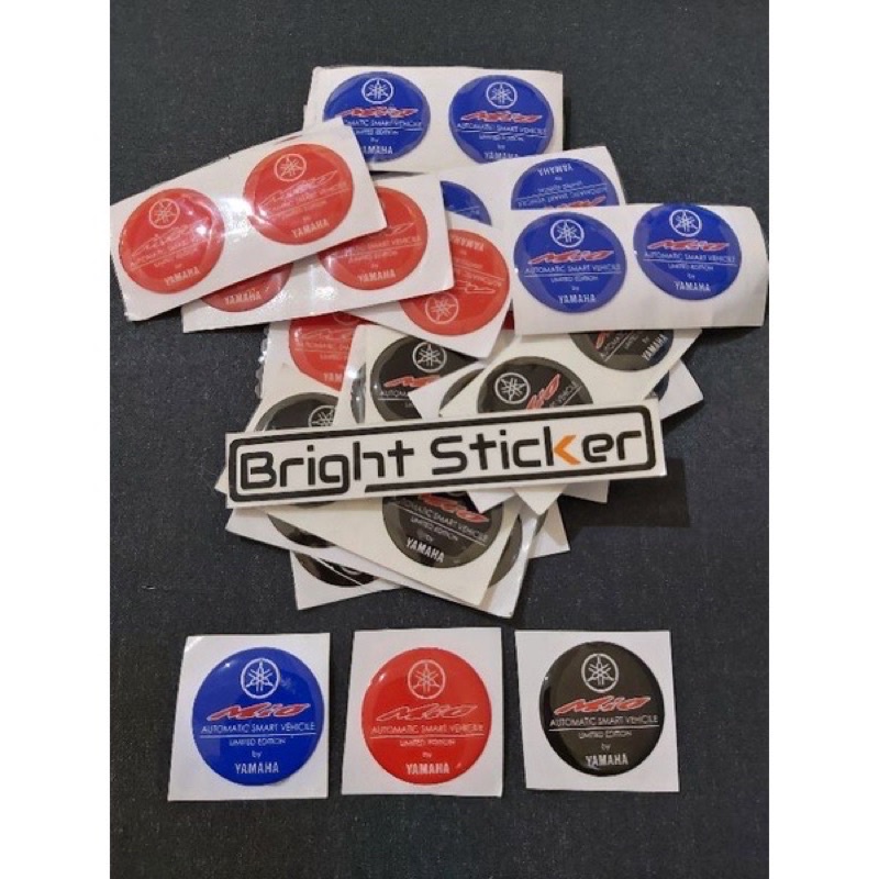 Jual STICKER EMBLEM MIO AUTOMATIC SMART VEHICLE LIMITED EDITION TIMBUL ...