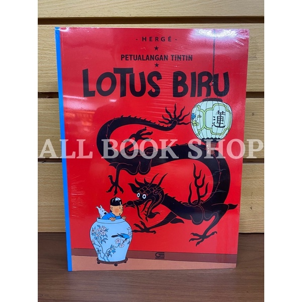 Jual Buku Petualangan Tintin: Lotus Biru | Shopee Indonesia