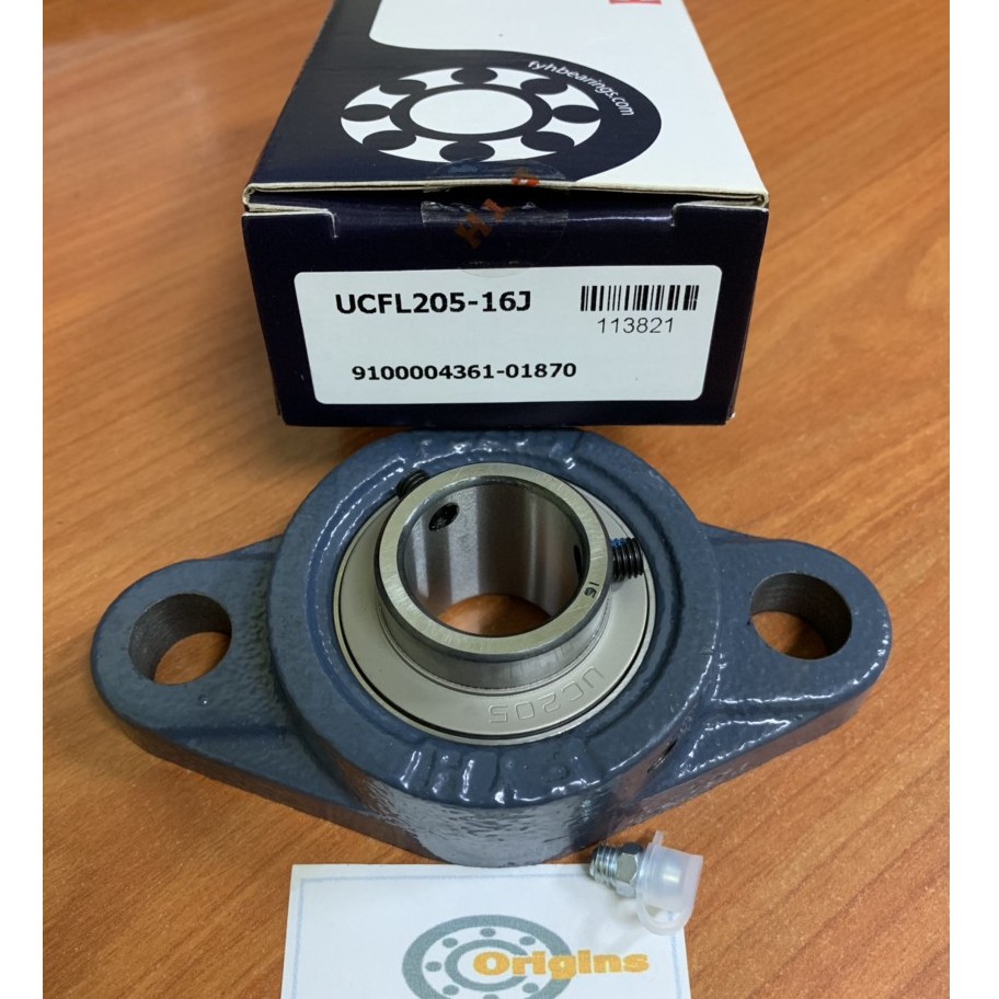 Jual BEARING UCFL 205-16 PILLOW BLOCK FYH ORIGINAL DIAMETER AS 1 INCHI | Shopee Indonesia