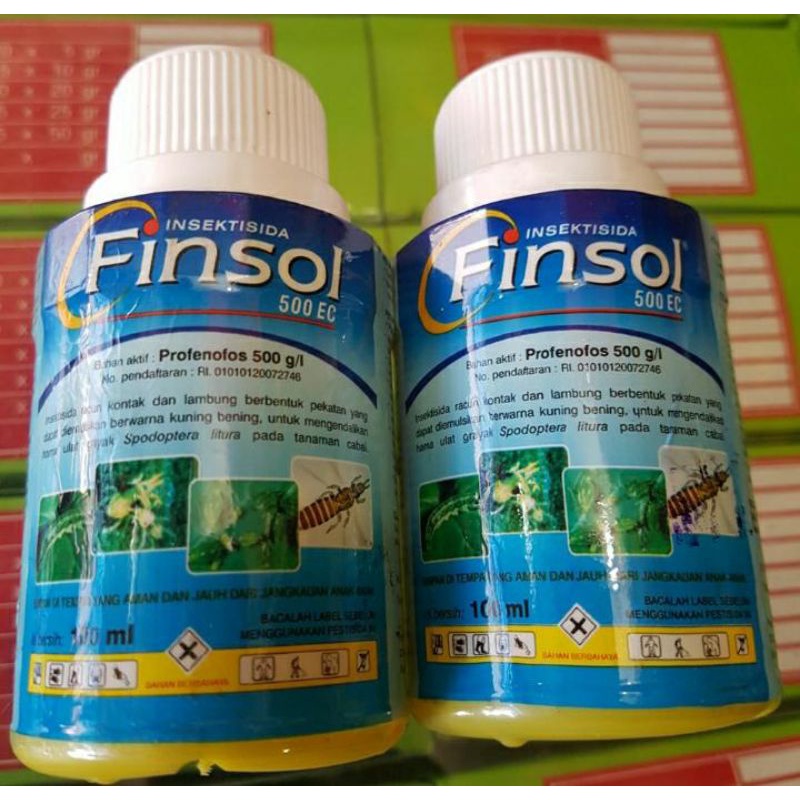 Jual Insektisida FINSOL 500EC 100ML Hama Pada Tanaman Brokoli Tomat ...